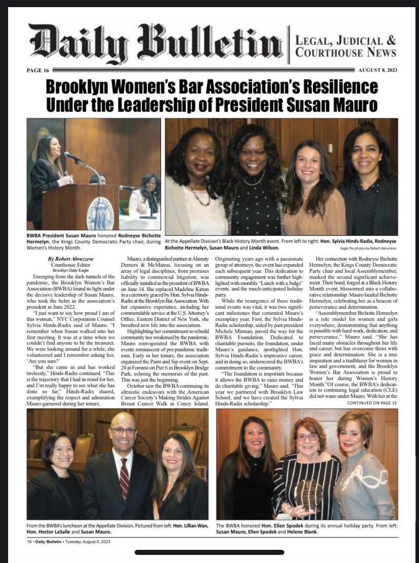 Ahmuty, Demers and McManus : • ADM Partner Susan Mauro Featured in ...